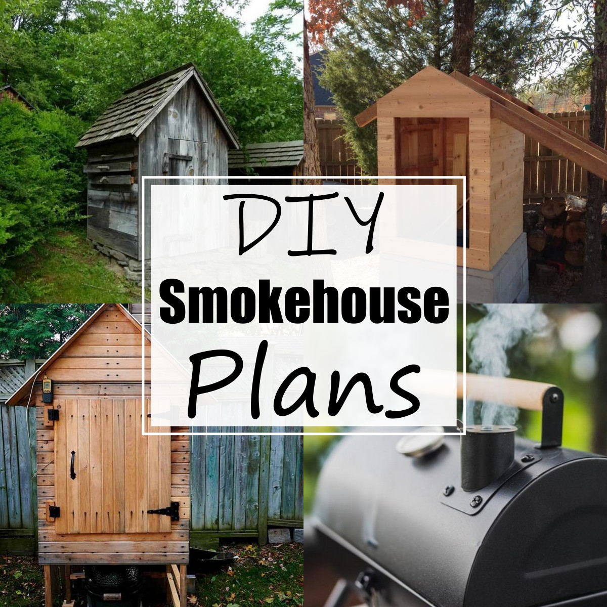 25 DIY Smokehouse Plans done - All Sands