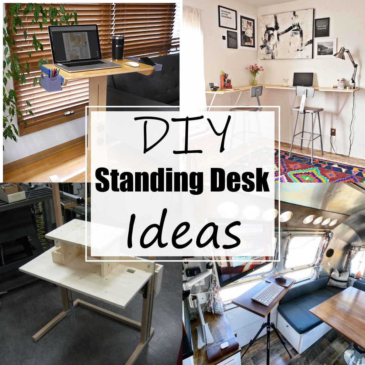 19 DIY Standing Desk Ideas done - All Sands