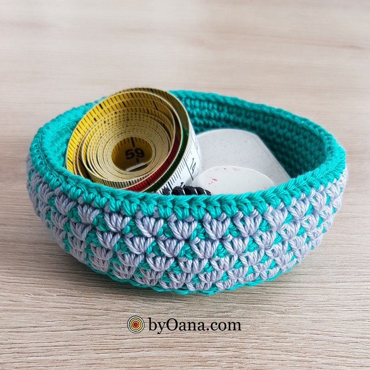 16 Free Crochet Basket Patterns For Storage - All Sands