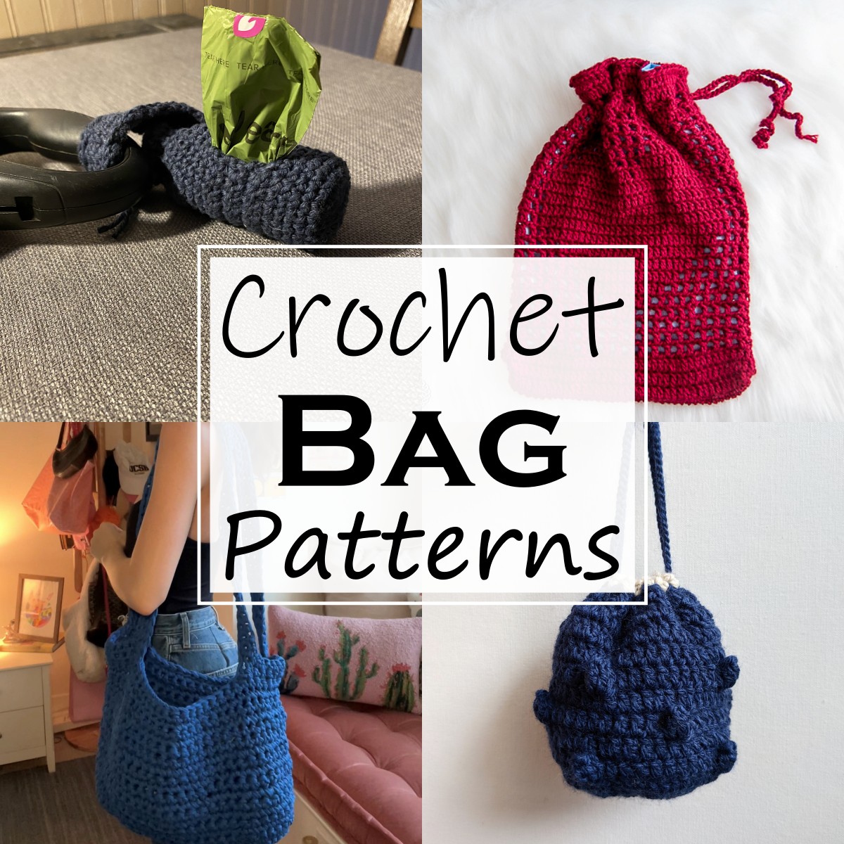 20 Free Crochet Bag Patterns done - All Sands