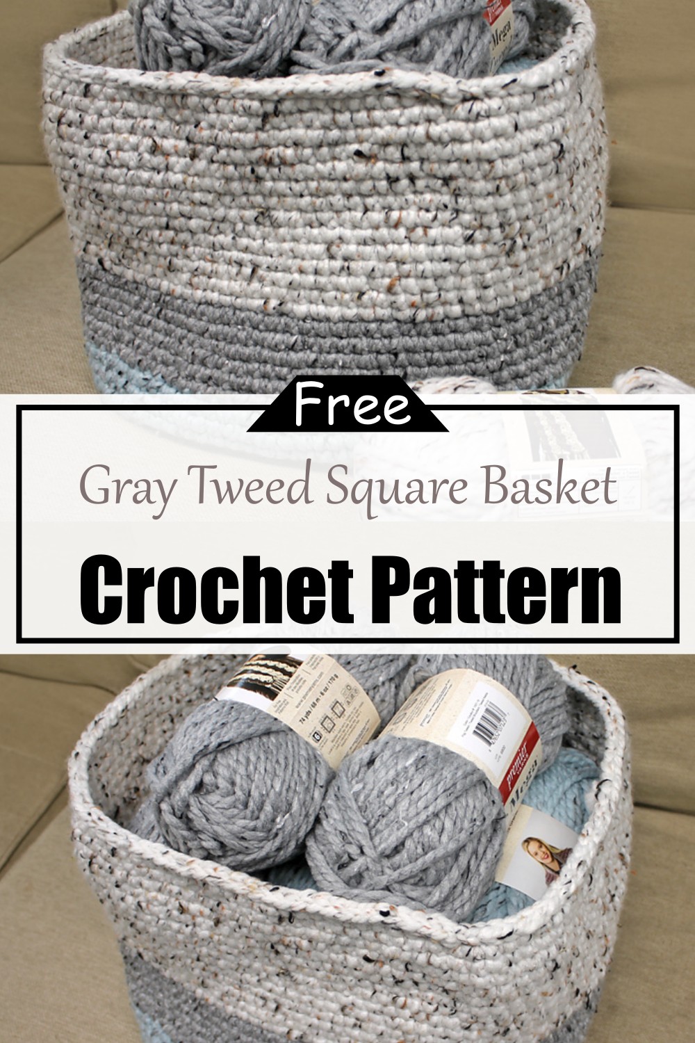 16 Free Crochet Basket Patterns For Storage - All Sands