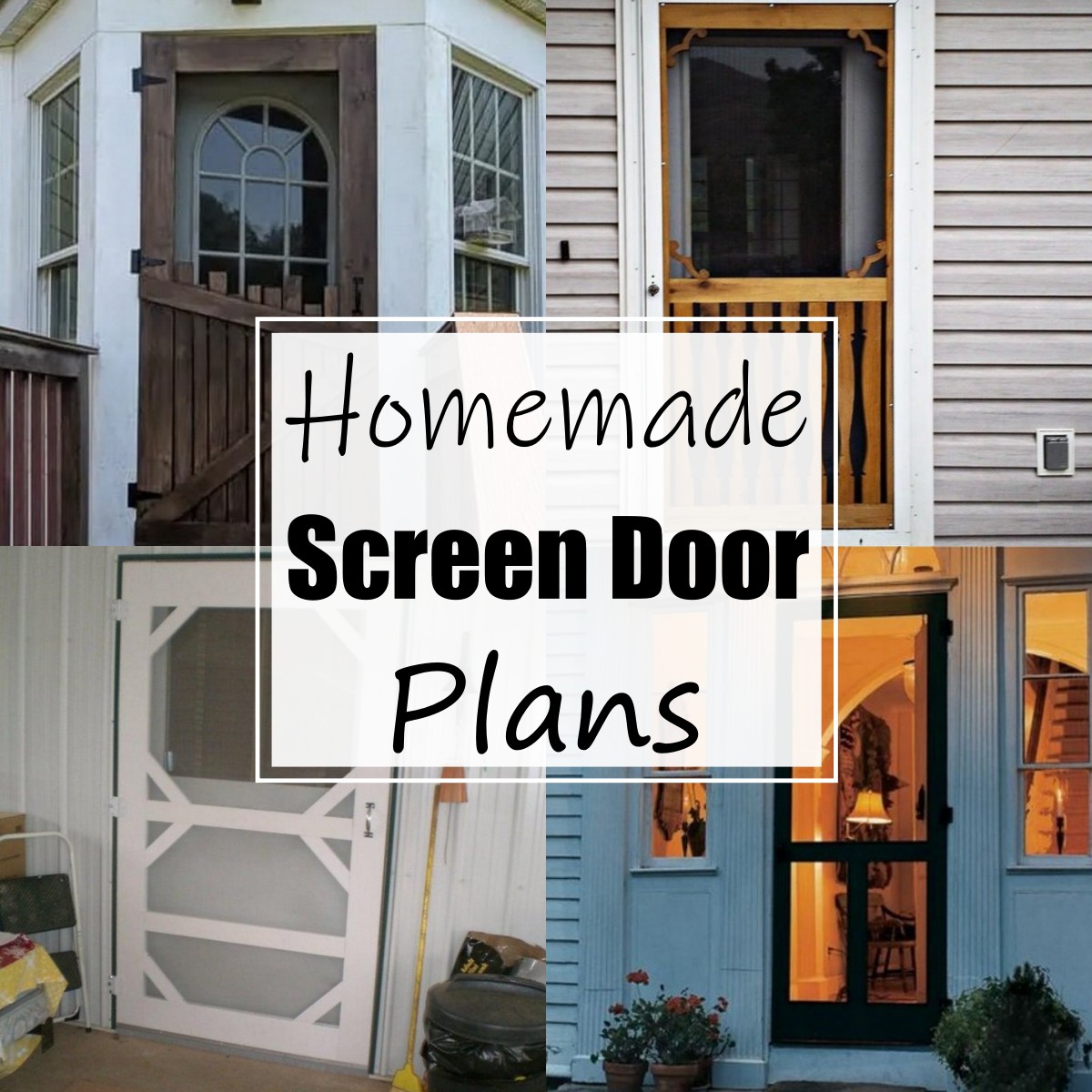 25 Homemade Screen Door Plans For Outdoor - All Sands