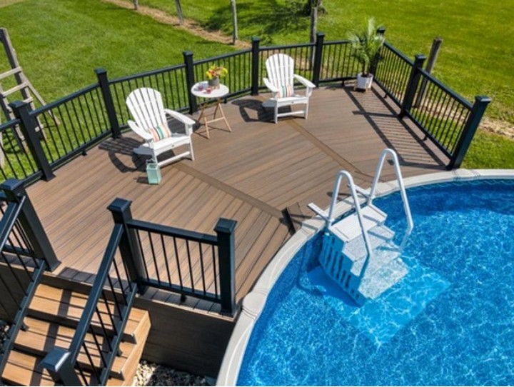 17 DIY Pool Deck Plans For Outdoor Pools - All Sands
