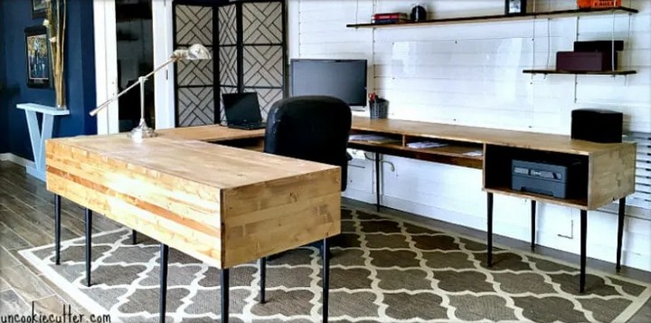 14 DIY Executive Desk Plans For Home Office - All Sands