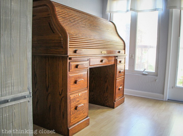 15 DIY Roll Top Desk Plans For Indoor Decor - All Sands