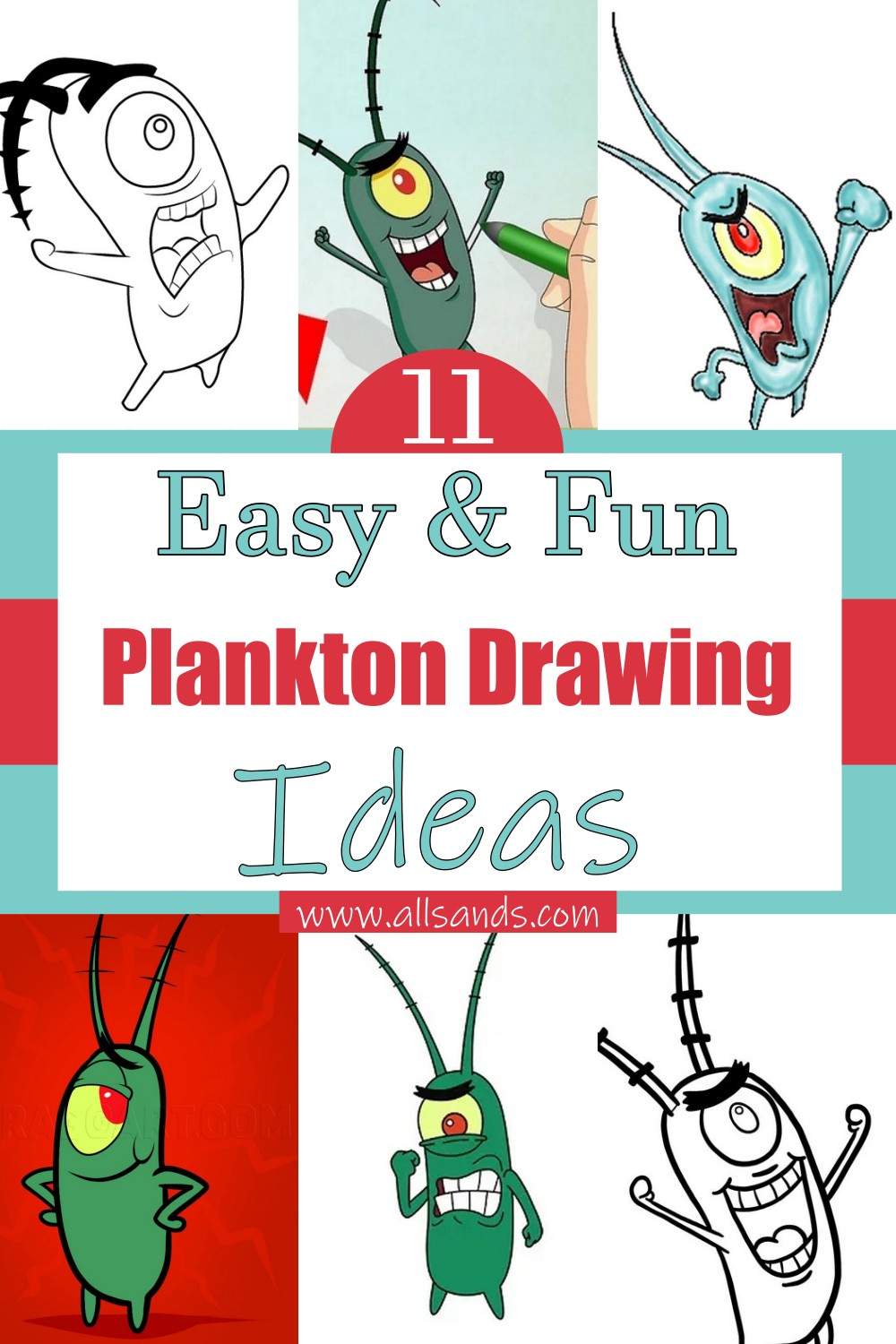 11 Easy Plankton Drawing Ideas - All Sands