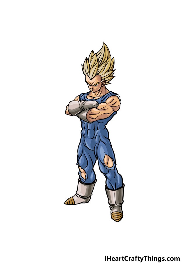 13 Easy Vegeta Drawings With Guide - All Sands